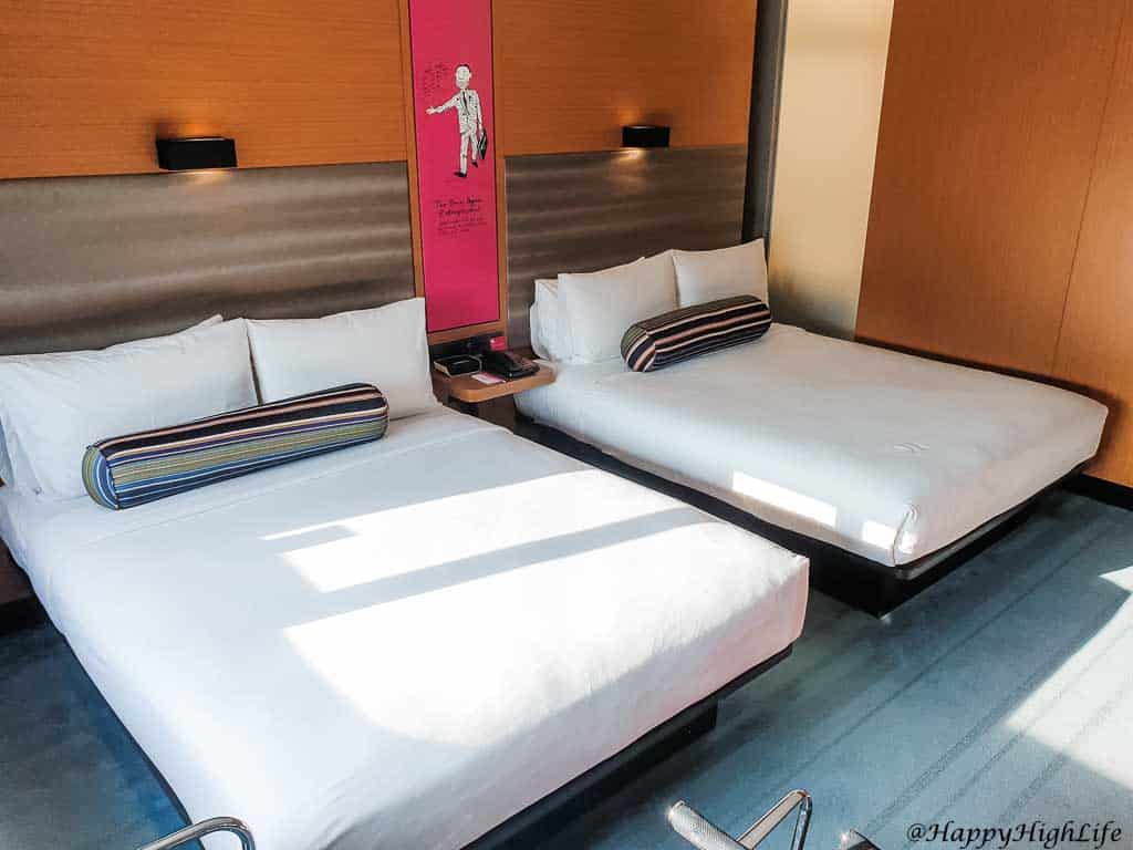 Aloft Kuala Lumpur Sentral review: 2 Queen Beds Guest Room - Happy High ...